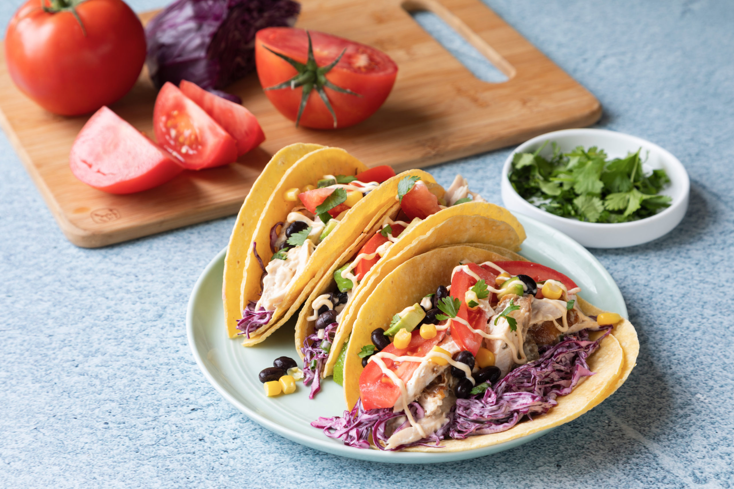 Pulled Spicy Cilantro Chicken Tacos Recipe - Blue Plate Mayonnaise