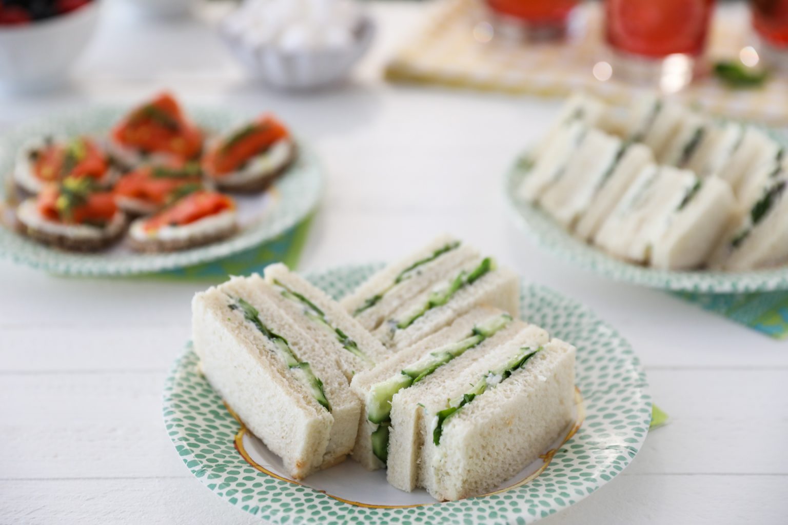 Cucumber and Watercress Tea Sandwiches Recipe - Blue Plate Mayonnaise