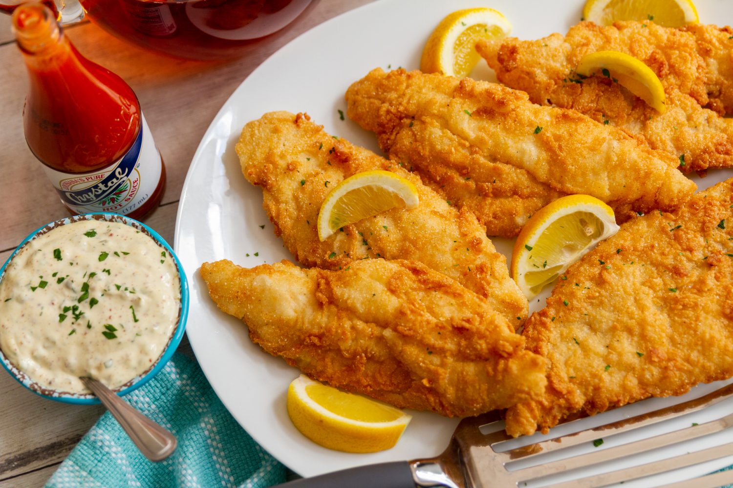 Fried Catfish with Creole Ravigote Sauce Recipe - Blue Plate Mayonnaise