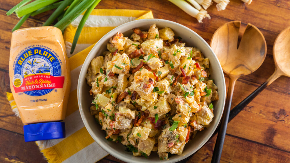 Spicy German-style Potato Salad Recipe - Blue Plate Mayonnaise
