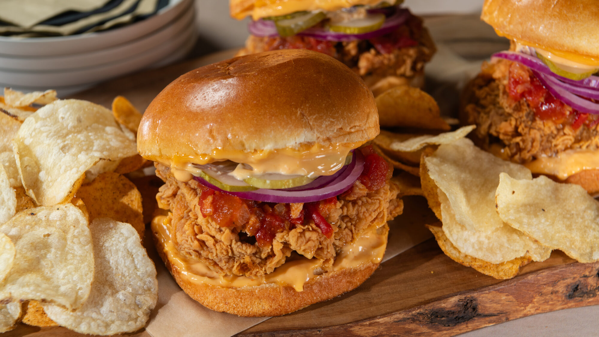 Fried Chicken Sandwich Recipe This Fried Chicken Caesar Sandwich Is