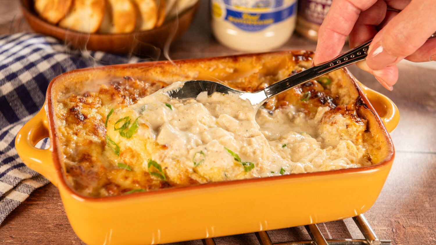 Fancy Cajun Crab Dip Recipe - Blue Plate Mayonnaise